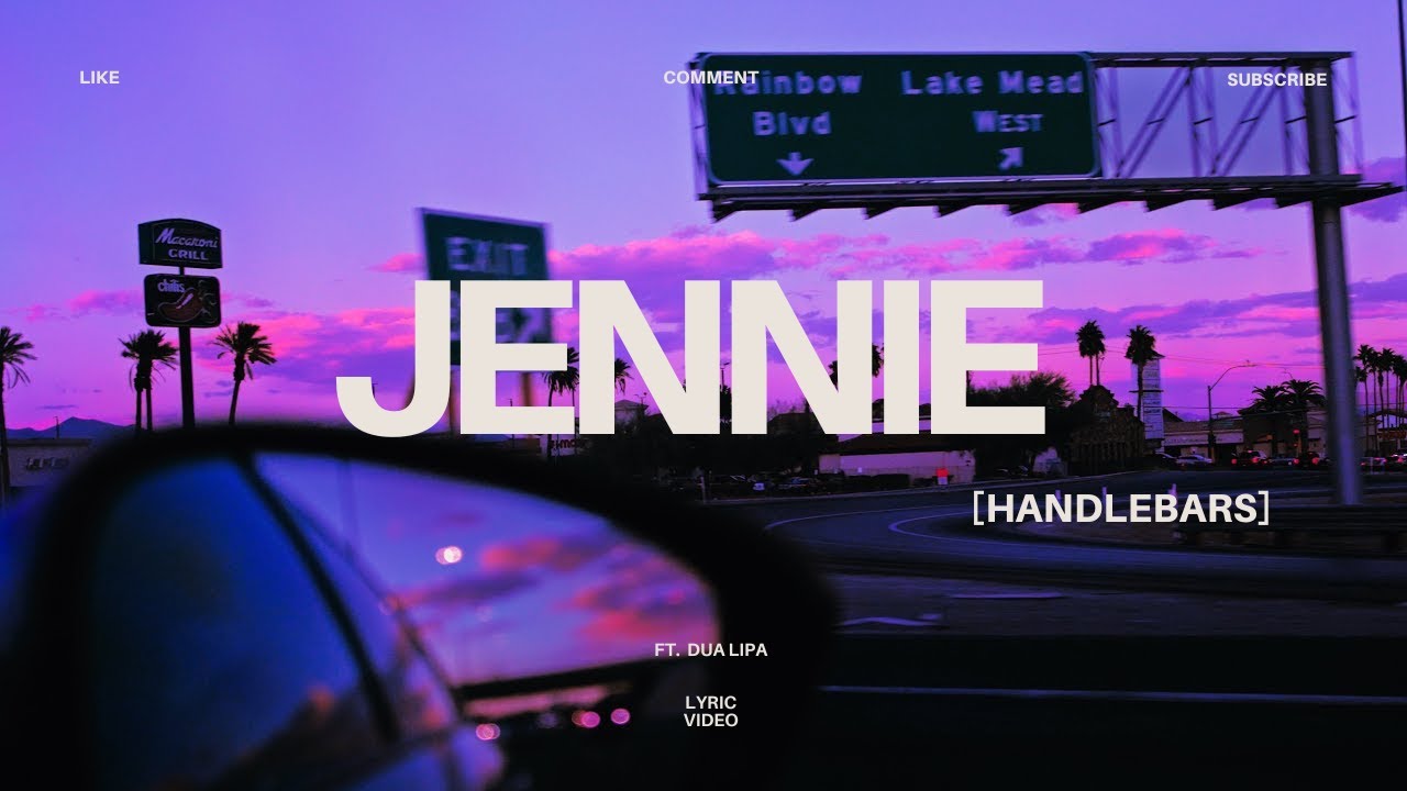 JENNIE & Dua Lipa - Handlebars (Lyrics) - YouTube