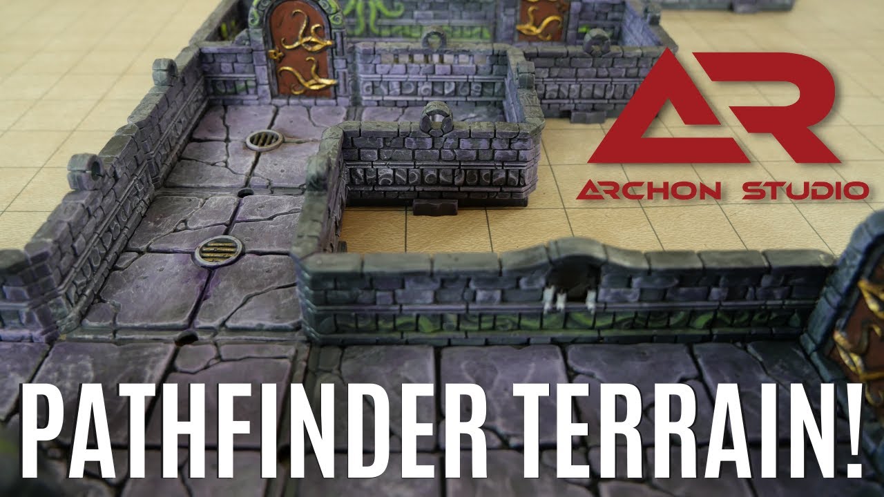 Dungeons & Lasers Official Pathfinder Terrain Vaults Review - YouTube
