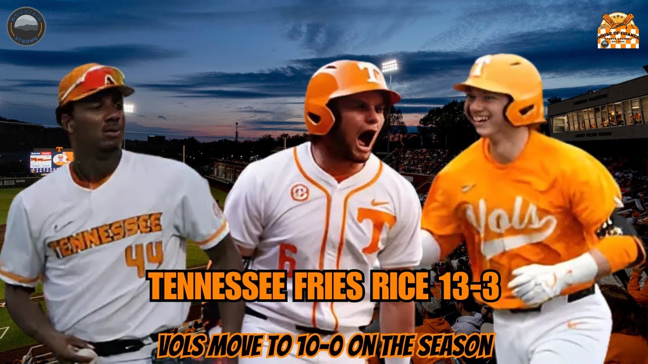 Tennessee Fries Rice 13-3 | Tennessee Vols Baseball - YouTube
