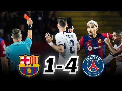 SHAMEFUL ROBBERY IN BARCELONA... - FC BARCELONA 1️⃣ PSG 4️⃣ - YouTube