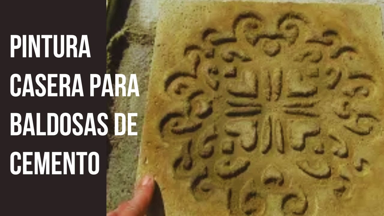 COMO hacer PINTURA CASERA para concreto casera Coloreado de losas y ...