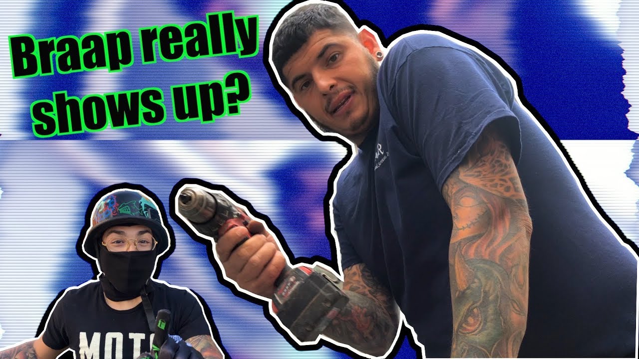 BRAAP VLOGS SHOWS UP AT JOB SITE - YouTube