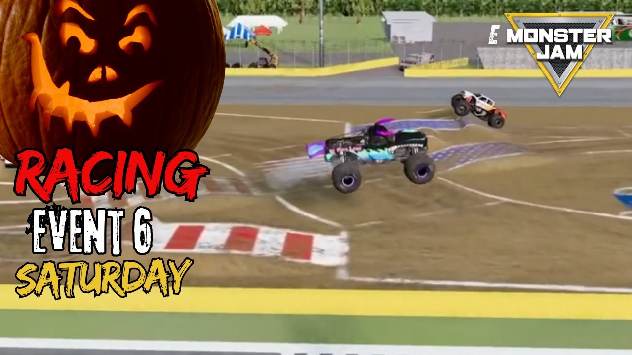 AODT Monster Jam Halloween Racing Event 6! (TV Quality ) - YouTube