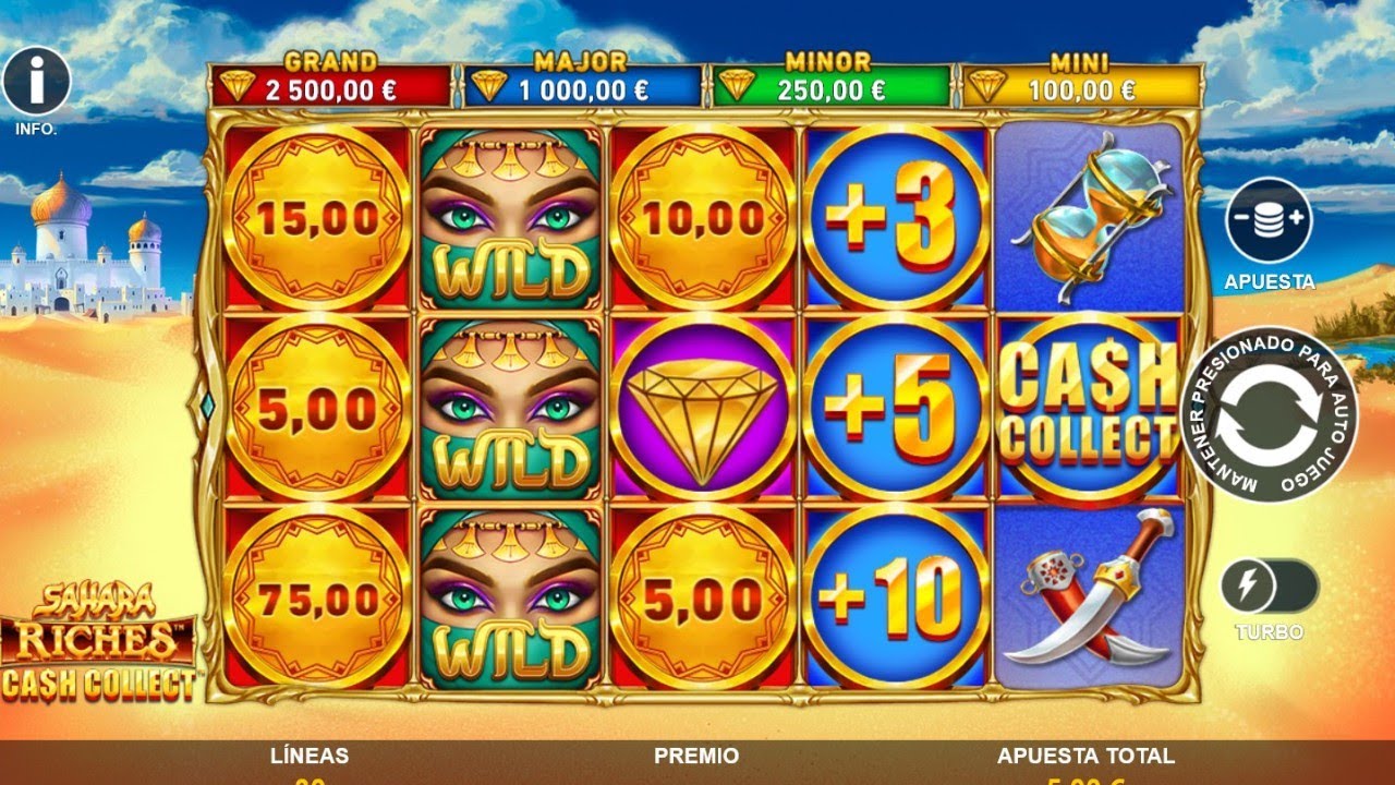 Slot SAHARA RICHES 🐪🐫 Jeu avec option de bonus : Cash Collect & Free ...