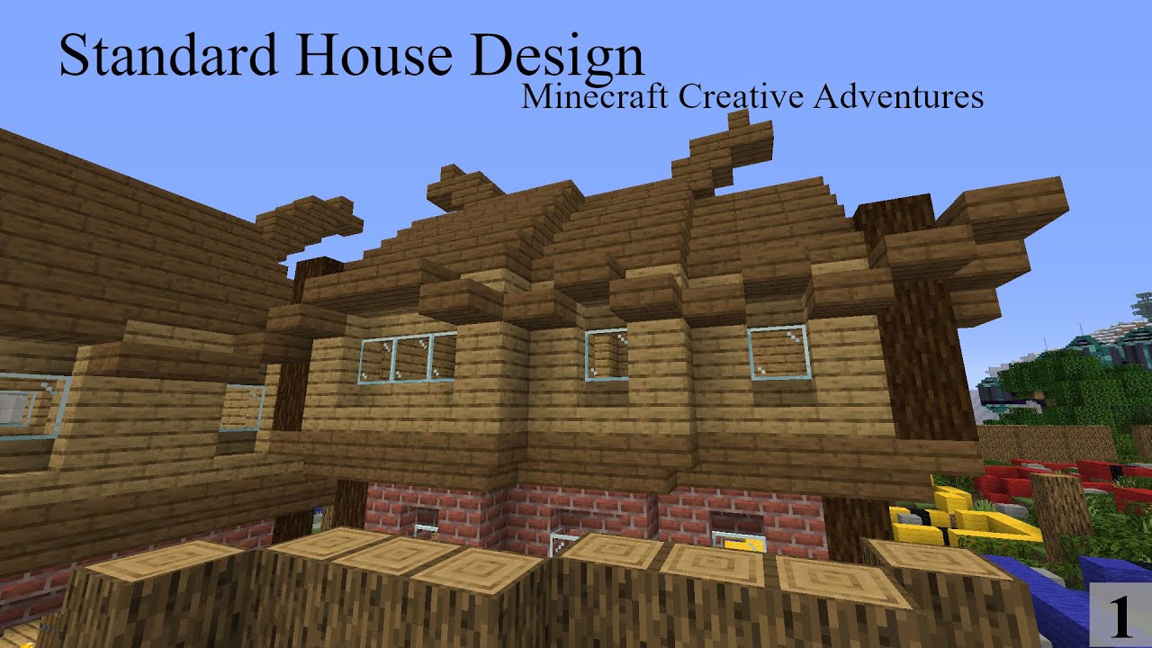 Minecraft Creative Adventures - Standard Building Design - YouTube