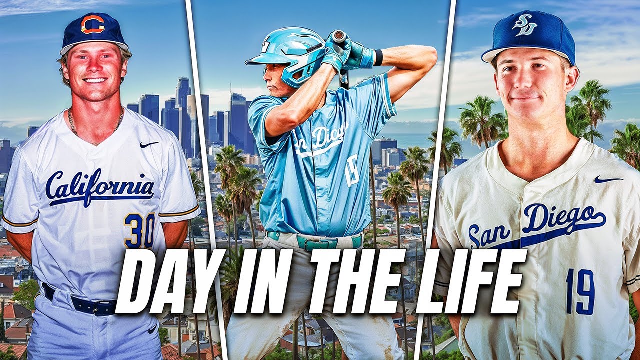 24 Hours With a D1 Baseball Player In Los Angeles! - YouTube