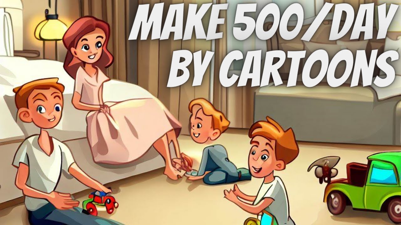 Make 500$/Day by using Ai to Make Cartoons | How to make Cartoons | Mz ...