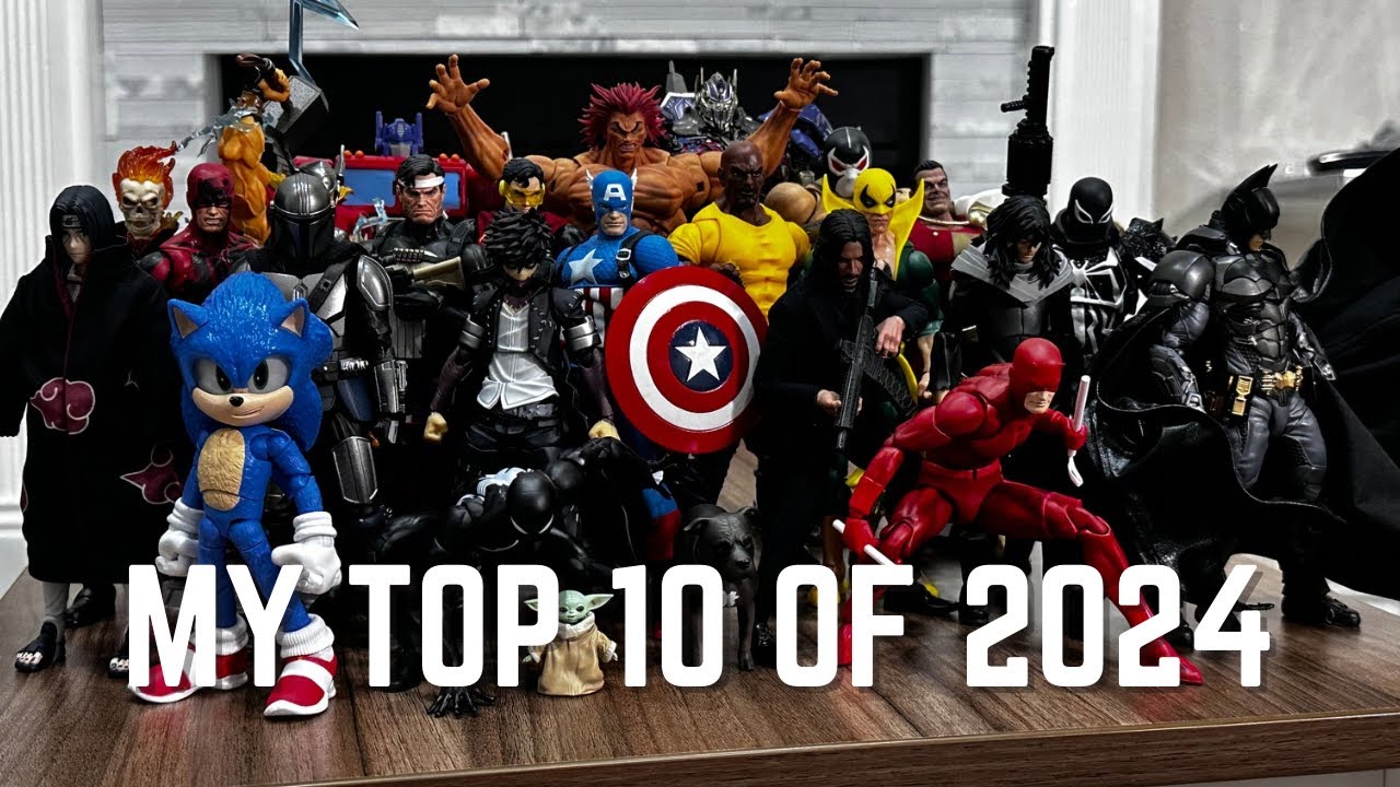 Posing My TOP 10 Figures of 2024!!! Marvel Legends! MAFEX! Revoltech ...