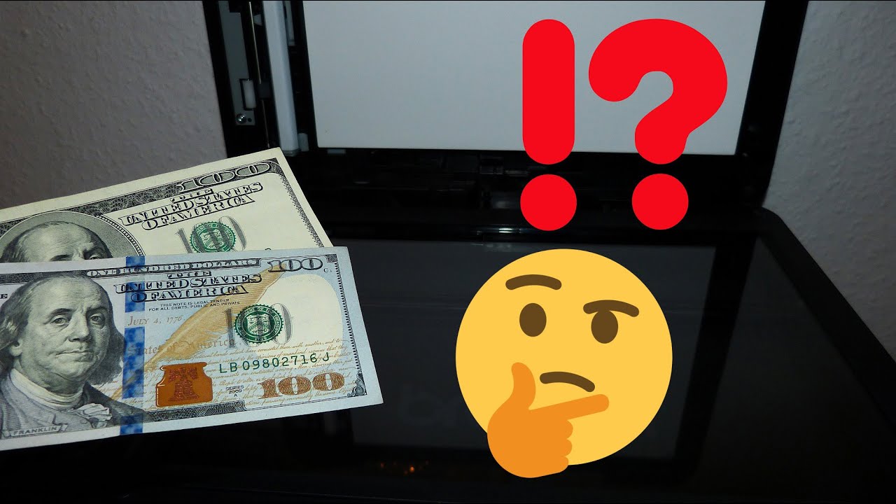 What happens if you photocopy US money - YouTube