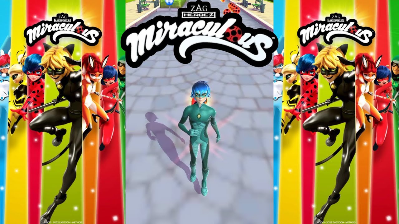 I Jumped Over 40 Obstacles Running on the Road with Luka Miraculous ...