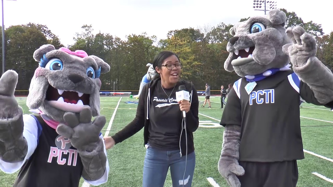 Passaic Tech enters Spike and Princess in the #NJmascotchallenge - YouTube