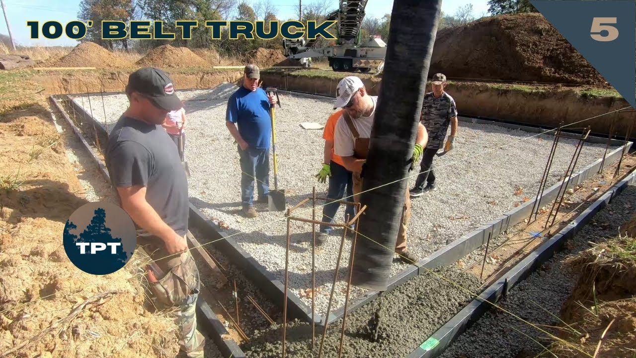 Setup and Pour Foundation Footings - DIY Shouse Ep. 5 - YouTube