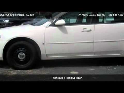 Chevrolet Impala UNMARKED POLICE PKG 9C3 @ A1 AUTO SALES INC - YouTube