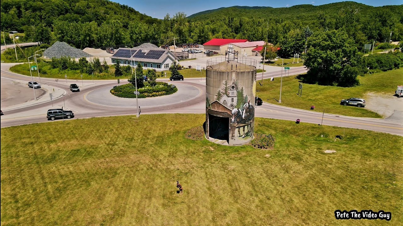 Jeffersonville,VT 7/9/22 filmed by a drone. Drone flight #26 4k video ...