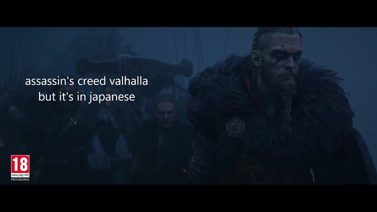 Assassin’s Creed Valhalla but it's in japanese - YouTube