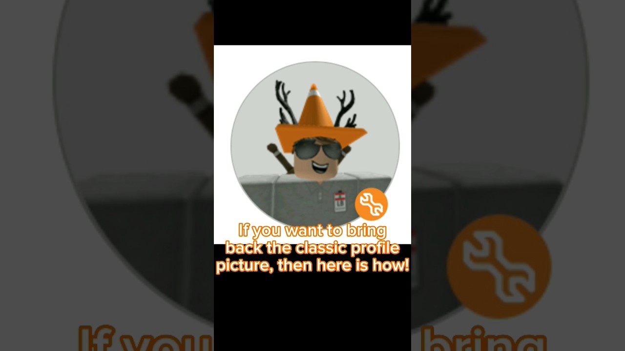 How to bring back the classic Roblox profile picture! #roblox #shorts # ...