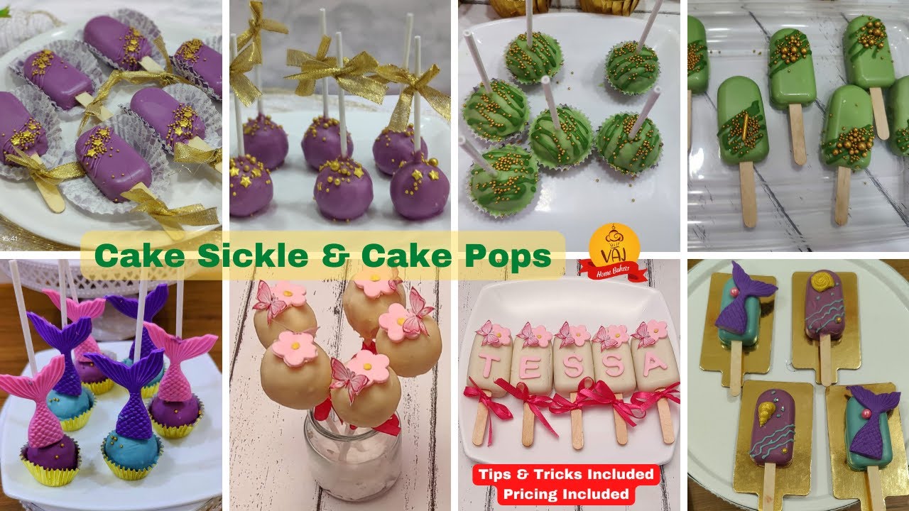 Cake Sickles & Cake Pops Recipe in Tamil | Tips & Tricks explained ...
