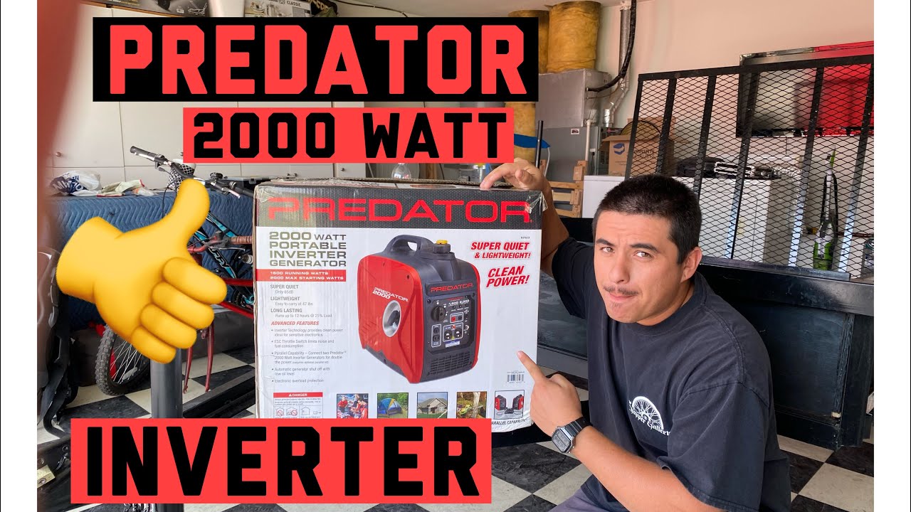 Predator 2000 watt generator ( Detail Equipment) - YouTube