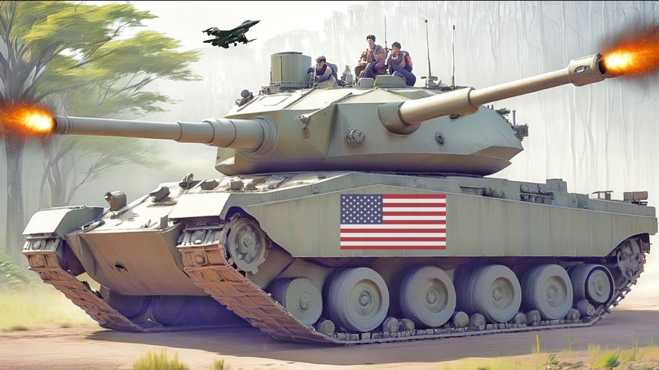 10 minutes ago! US turbo-powered giant tanks bombard 300 Russian tanks ...