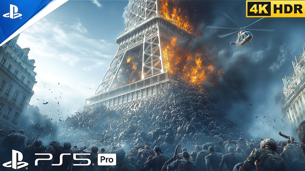 PARIS FACING ZOMBIES APOCALYPSE (PS5 PRO) Immersive Realistic ULTRA ...