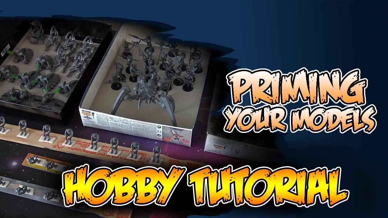 The Easy Way: Priming Your Miniatures & Models Correctly - YouTube