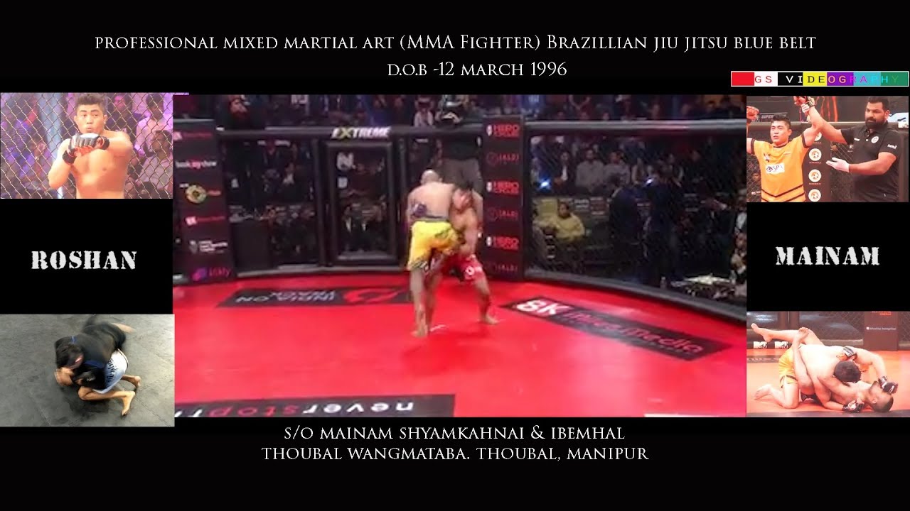 Reception Ceremony - Roshan Mainam MMA Fighter Manipur - YouTube