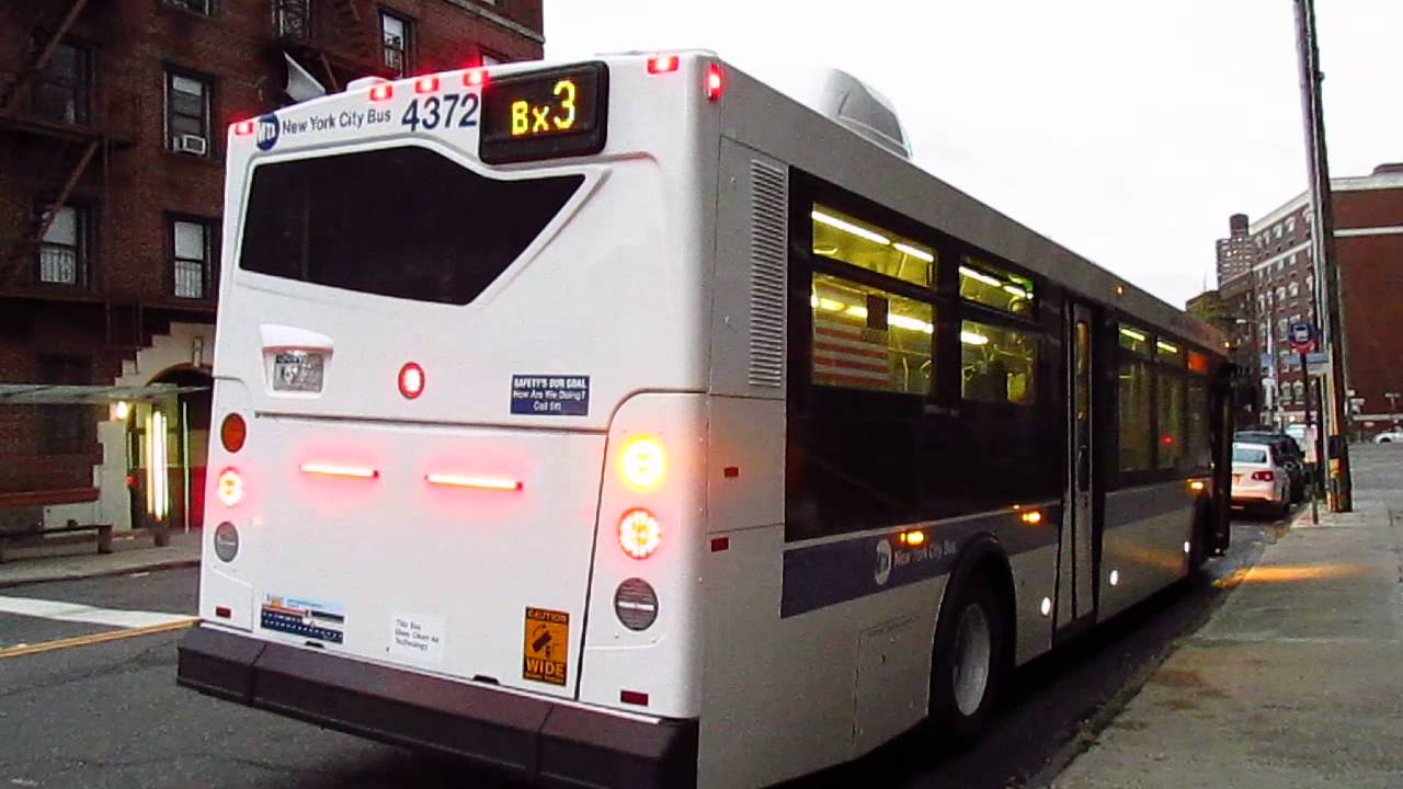 MTA New York City Bus: 2009 Orion VII NG Hybrid #4372 on the Bx3 Bus ...