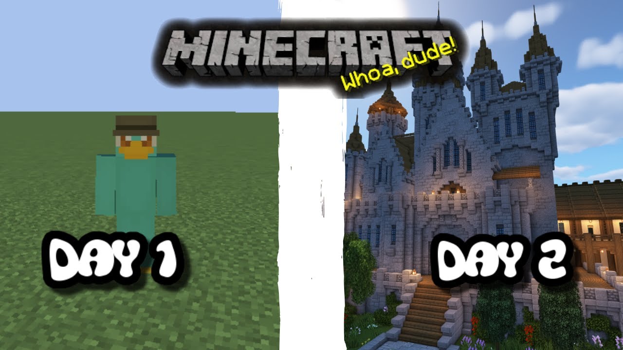 I Survied Two Days In Minecraft! - YouTube