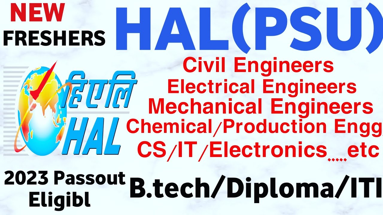 HAL New recruitment 2023 | HAL new Vacancy 2023 | HAL Jobs 2023 | HAL ...