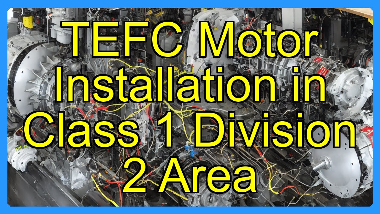 TEFC Motor Installation in Class 1 Division 2 Area - YouTube