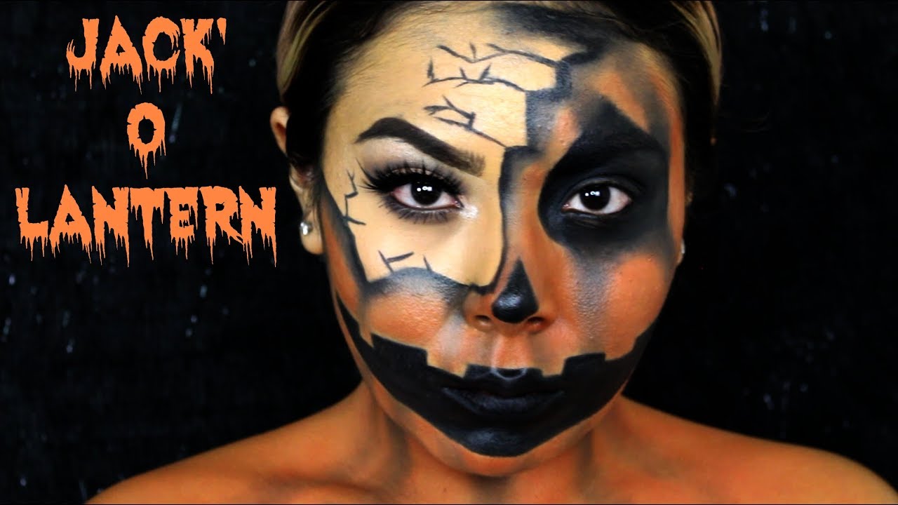 JACK O LANTERN|| HALLOWEEN MAKEUP TUTORIAL - YouTube