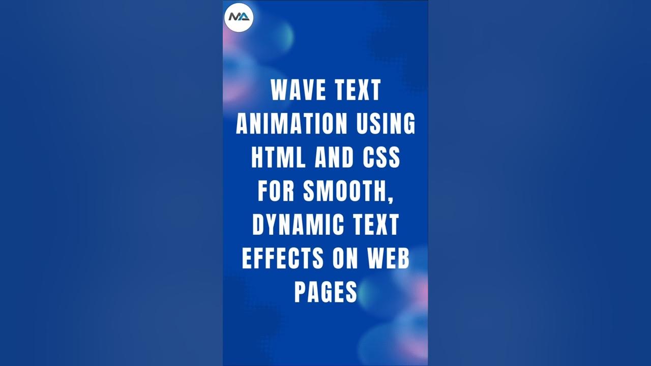 🌊 Create a Wave Text Animation in 60 Seconds! ⏱️ (HTML, CSS) #shorts - YouTube