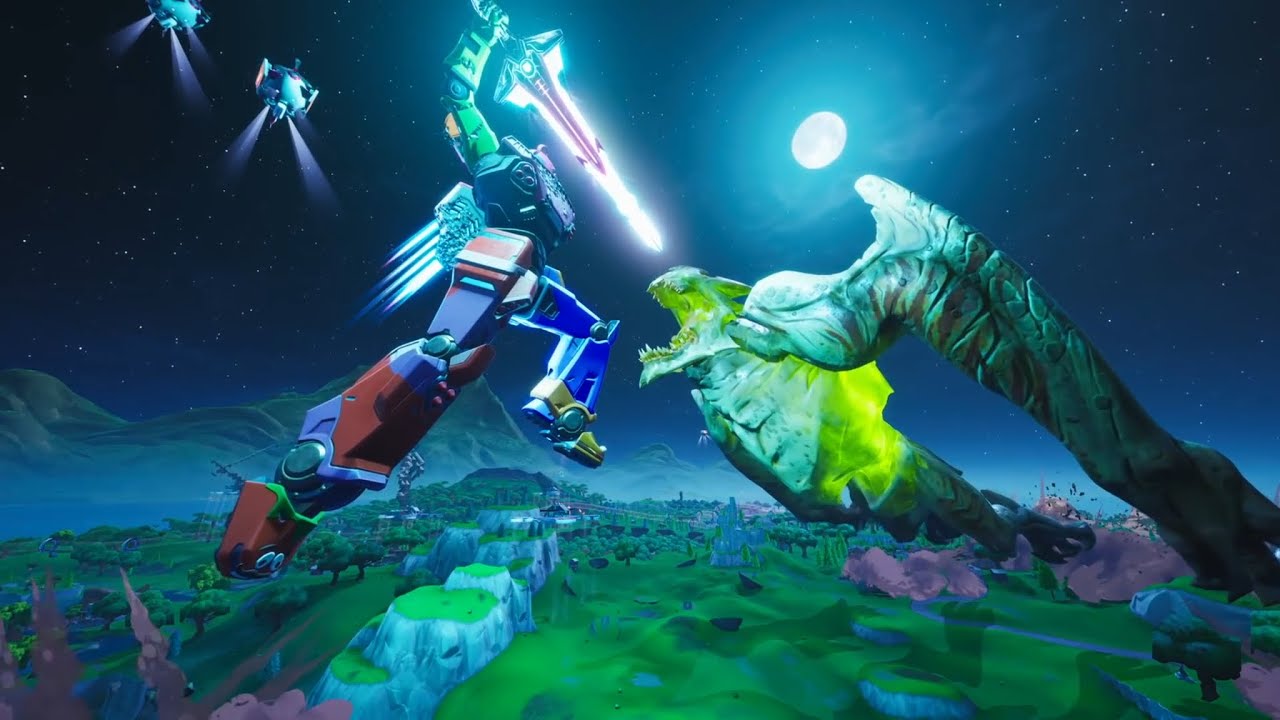 Fortnite live event robot event - YouTube