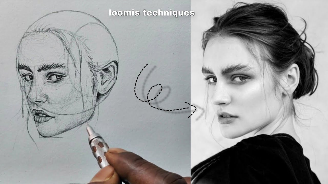 Loomis Method with Face Drawing? Try These Tips to Improve! - YouTube