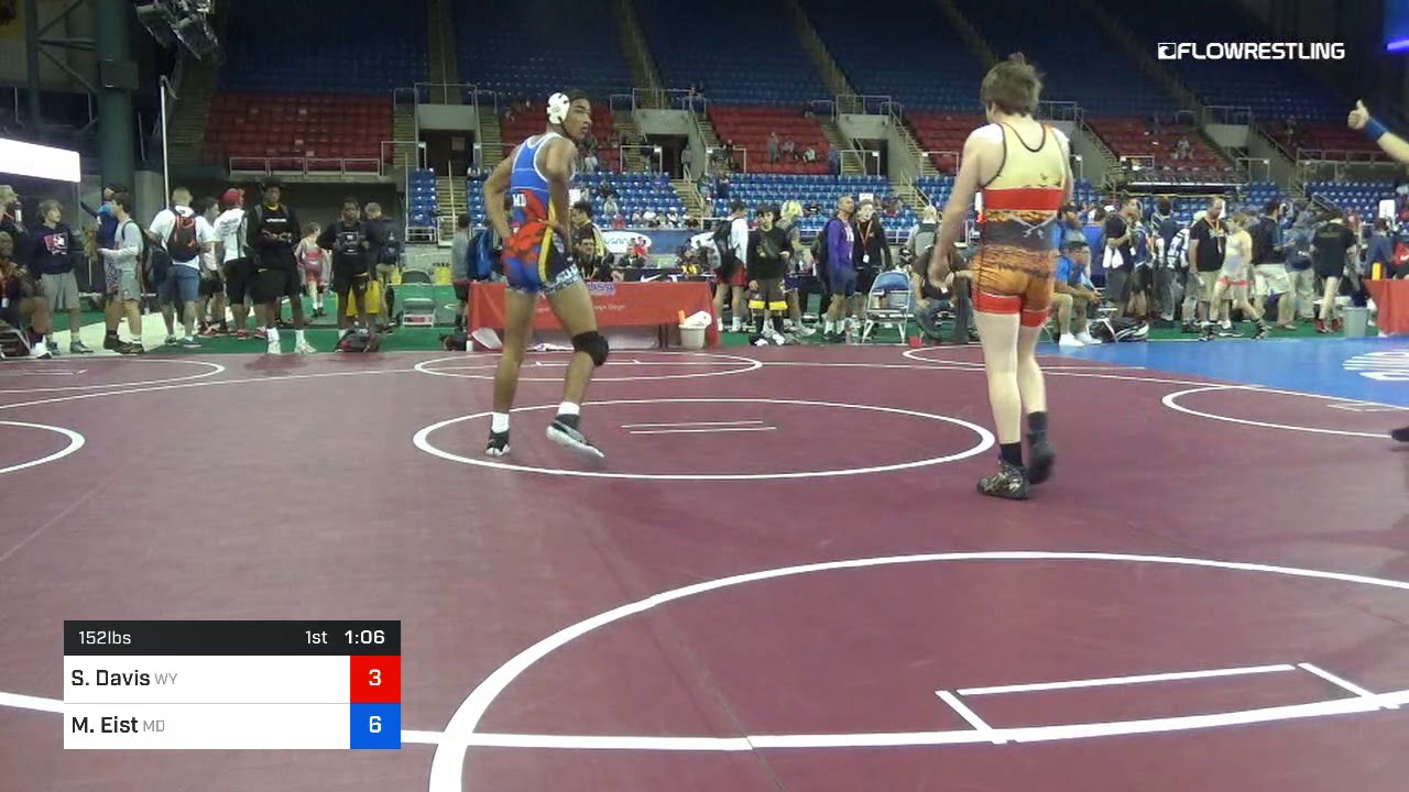 152 Lbs Cons 64 2 Stetson Davis Wyoming Vs Mateo Eist Maryland - YouTube