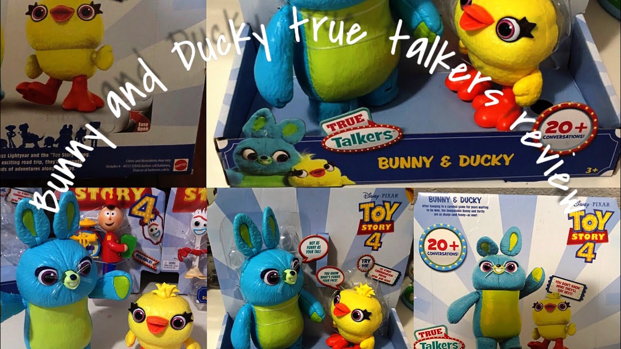 Bunny and Ducky true talkers - YouTube