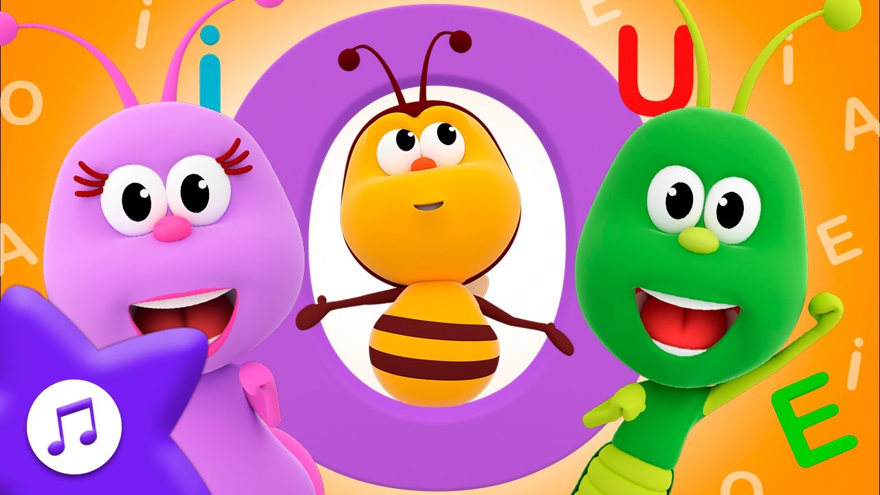 Les voyelles 🐝🦋🐞🐌🦗 CHANSONS 🎵 VIDÉOS POUR ENFANTS | Le Royaume des ...