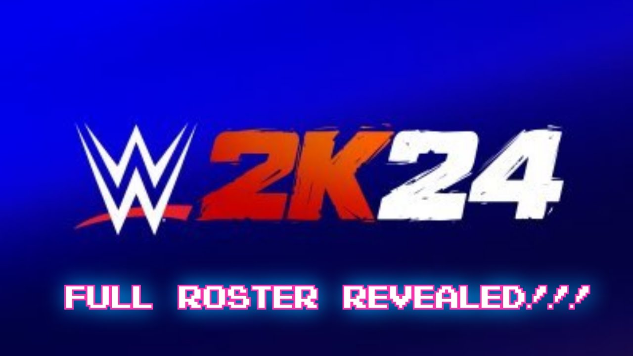 WWE 2k24 full roster revealed!!! - YouTube