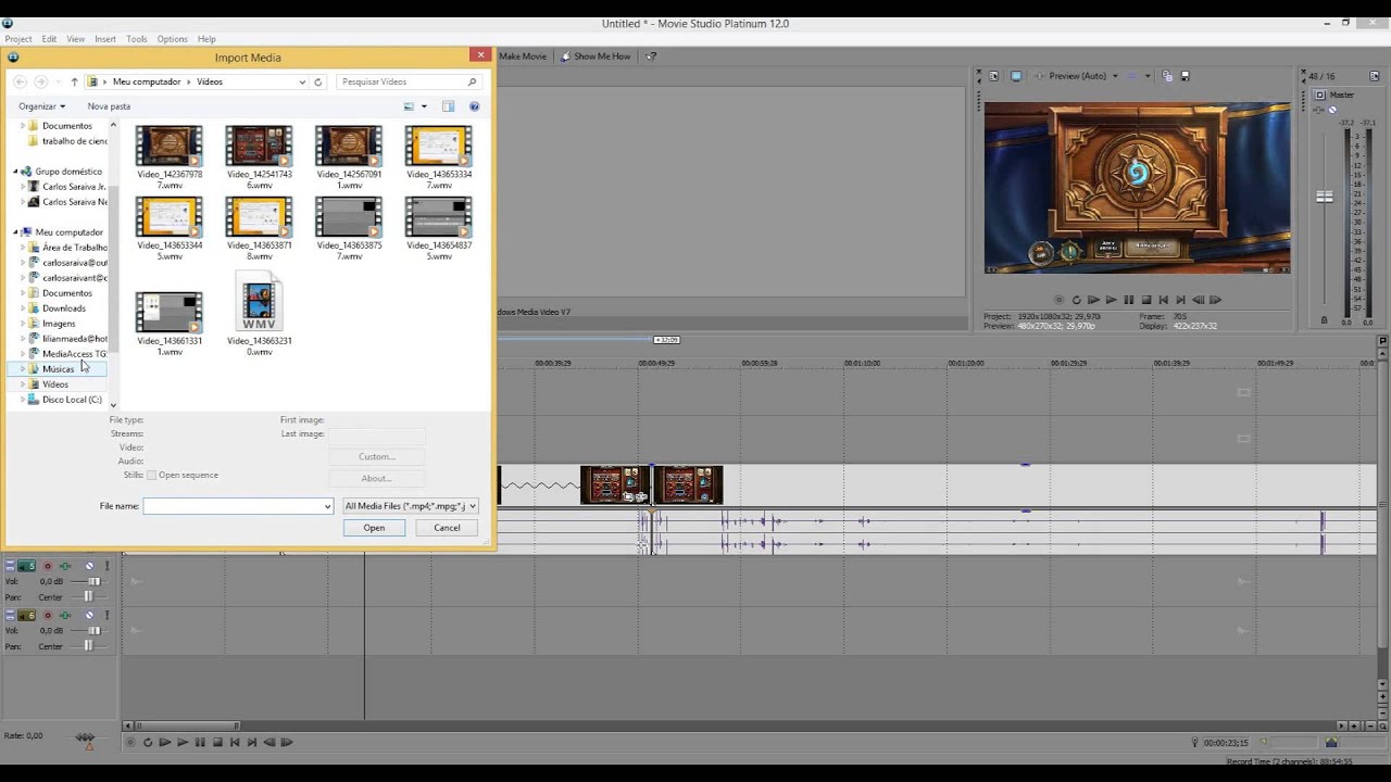 Movie Studio Platinum 12.0 parte 2 ( slow motion e aceleraração) - YouTube