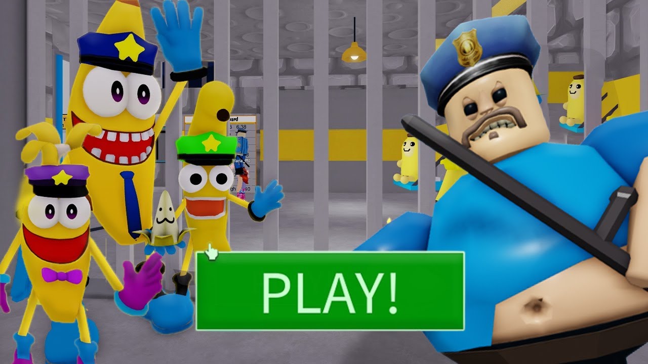 BRAND NEW BANANA POLICE FAMILY PRISON RUN (4K Video) Walkthrough ...