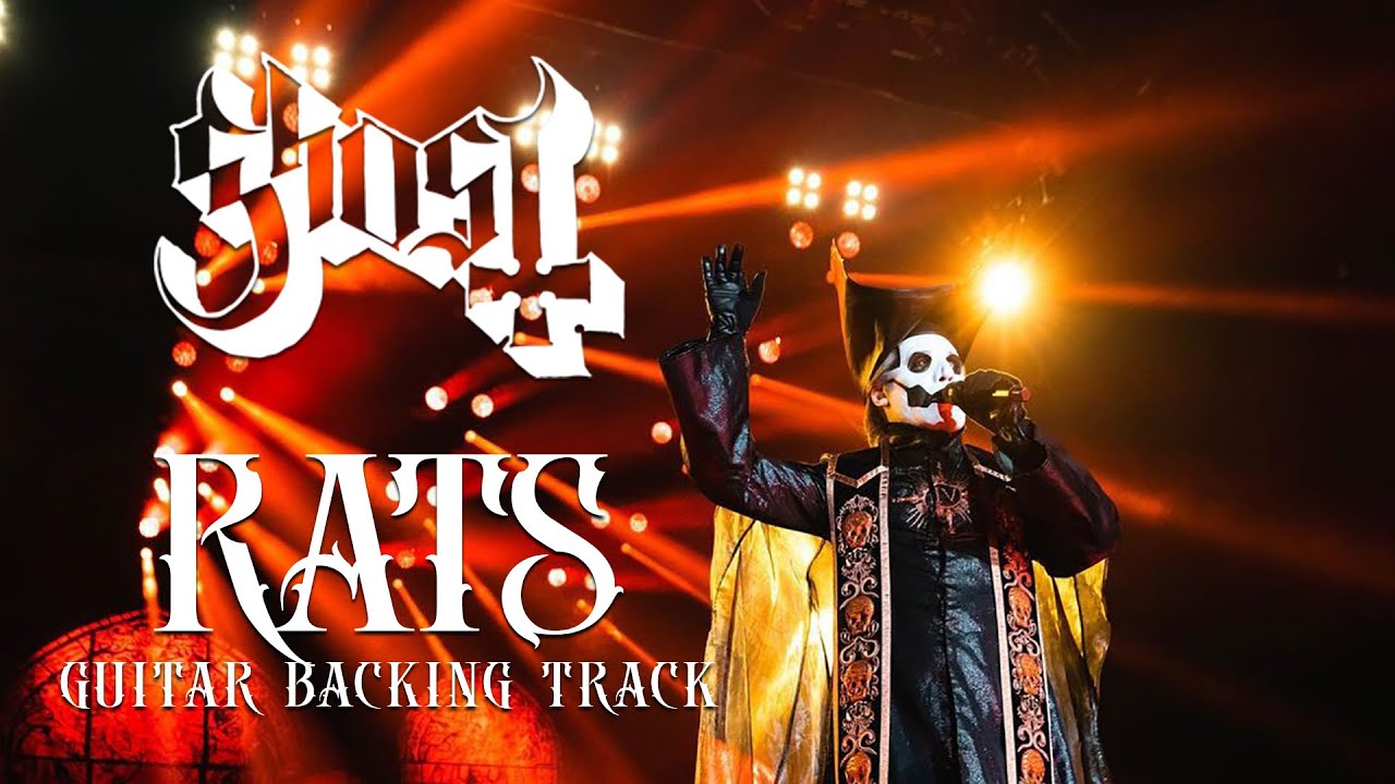 Ghost - Rats - Guitar Backing Track w/ vocals, bass, drums - YouTube
