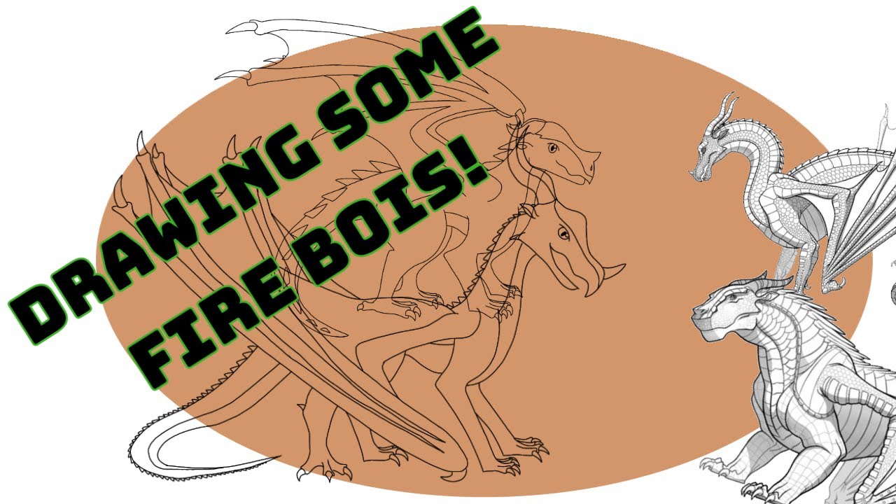 Drawing Some Mudwings and Skywings - YouTube