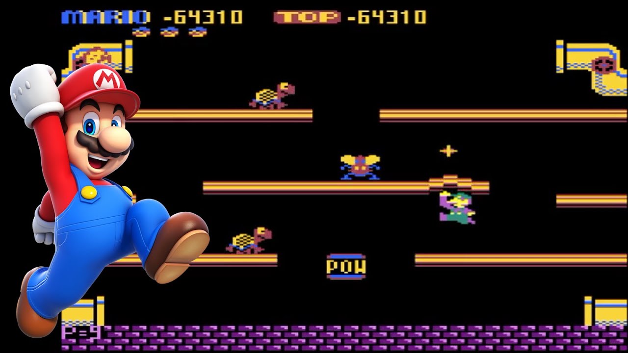 Atari XL/XE - Mario Bros [1988] - YouTube