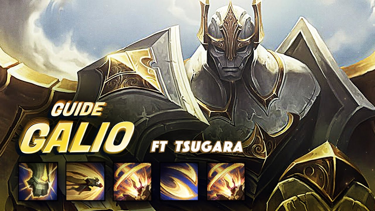 GUIDE GALIO - BUILD, RUNES & COMBOS 💥 ( Ft Tsugara - Grandmaster) - YouTube