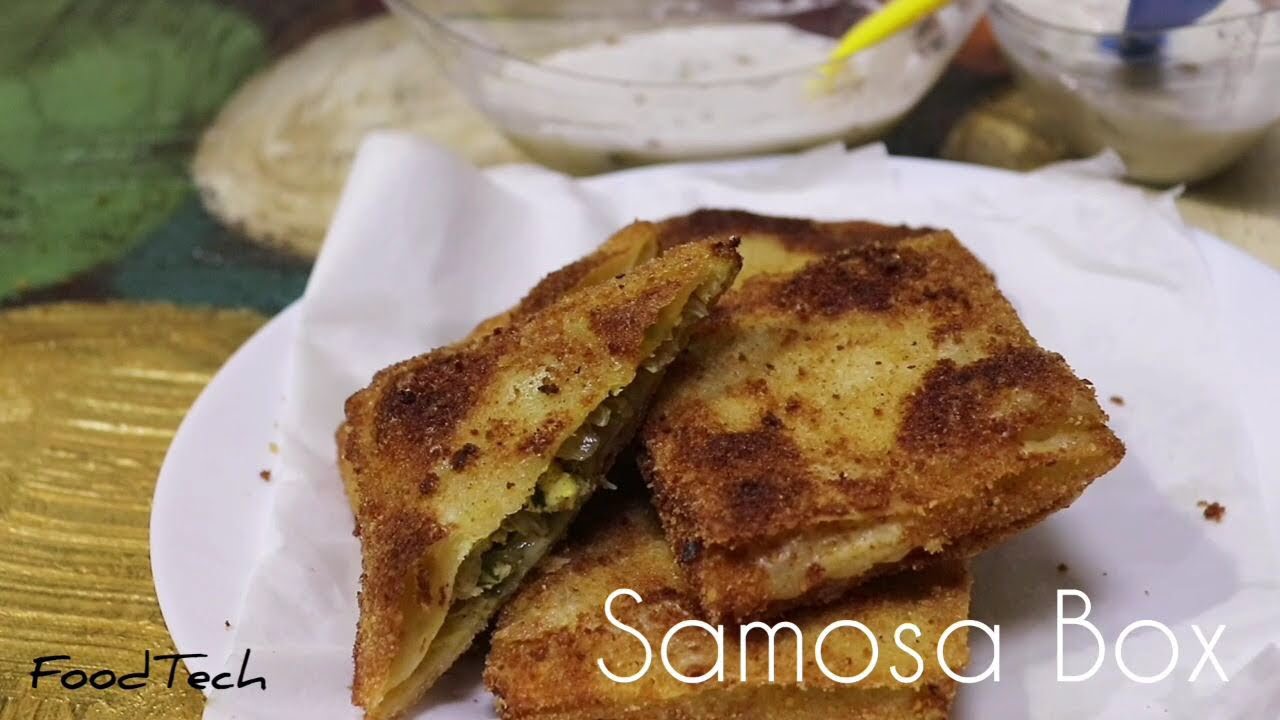 SAMOSA BOX / how to make samosa box by FoodTech - YouTube