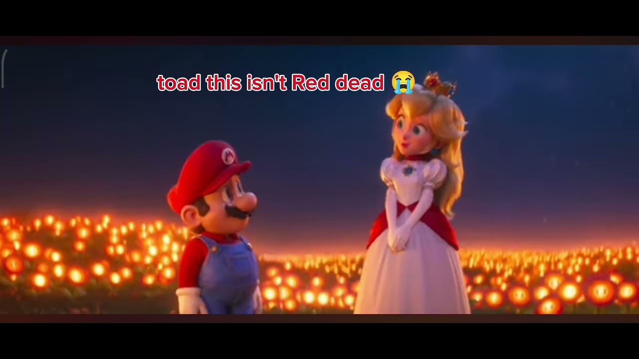 Toad this isn't Red dead 😭 #memes #mario #toad - YouTube