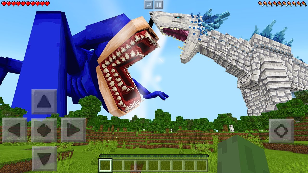 I Found NEW SHIN SONIC vs SHIMO in Minecraft Pocket Edition... - YouTube