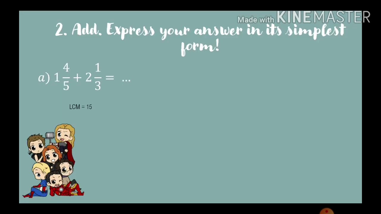 ADDING MIXED NUMBERS GRADE 5 YouTube ADDING MIXED NUMBERS GRADE 5 YouTube