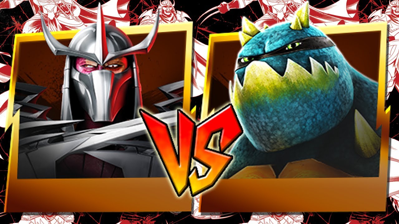 Shredder and RnB VS Slash and Mutanimals TMNT Legends - YouTube