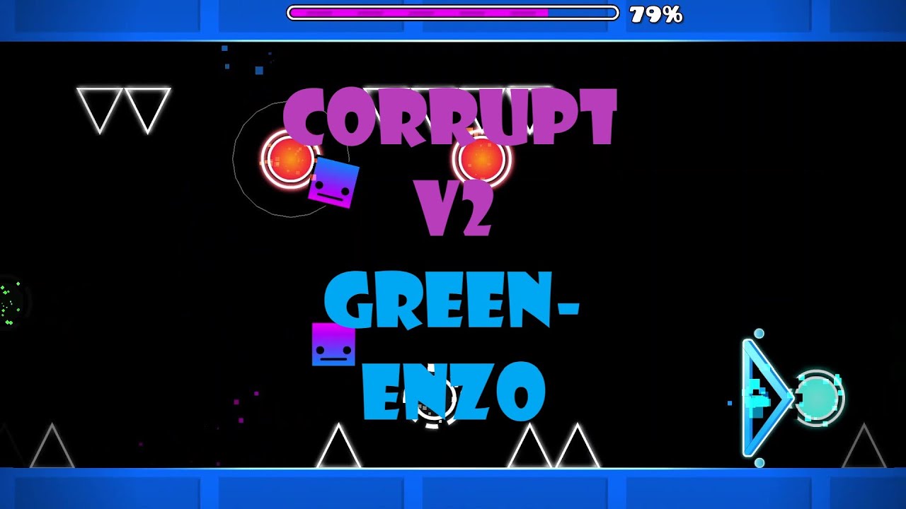 Corrupt v2 by Greenenzo (All Coins) - Geometry Dash - YouTube